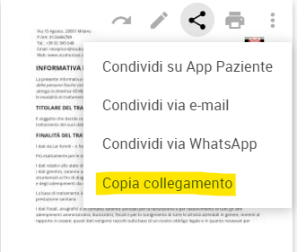 Condivisione di più documenti contemporaneamente
