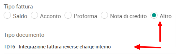 Nuovi Tipi Documento (TD) per le fatture elettroniche